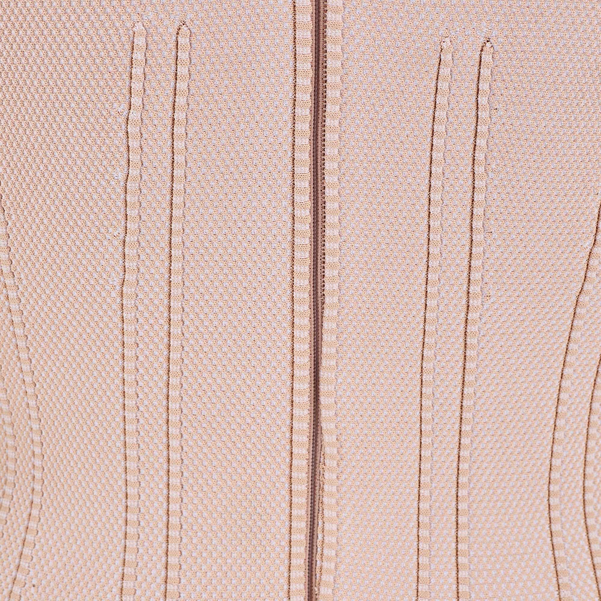 2013 Alaia Peachy Pink Knit Sculptural Skater Dress – CIRCA VINTAGE