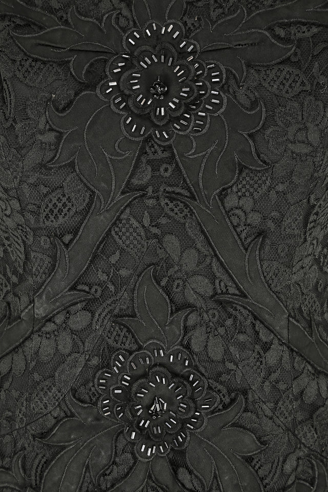 1950s Bramel Model Lace and Beaded Black Sheath Dress – CIRCA VINTAGE