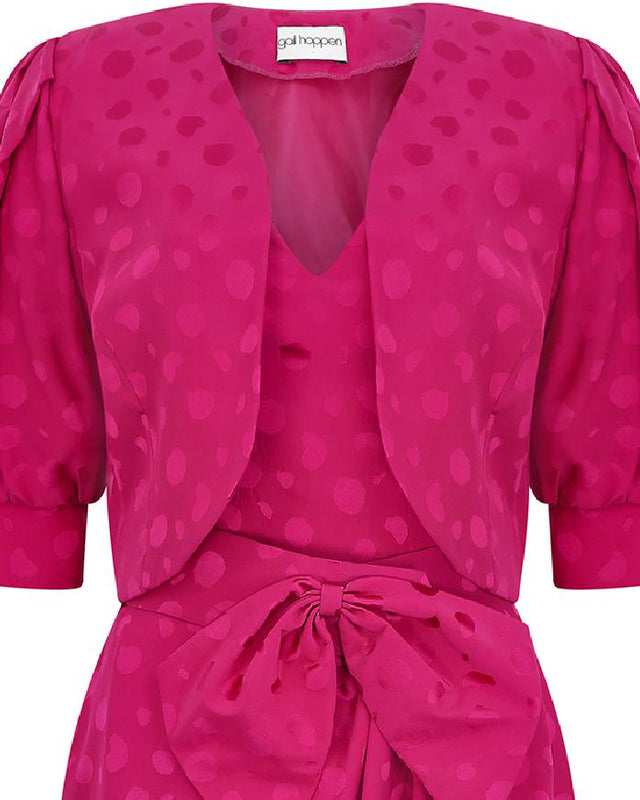 1990s Gail Hoppen Pink Dress Suit with Belt – CIRCA VINTAGE LONDON
