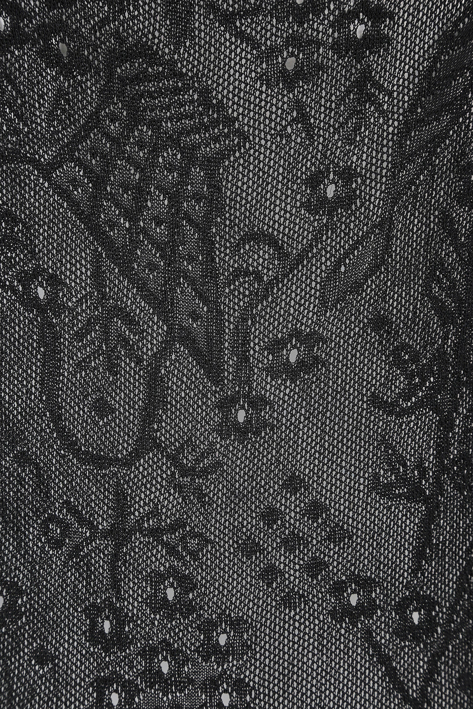 ARCHIVE - Y2K Chanel Sleeveless Black Floral Fine Knitted Buttoned Dre ...